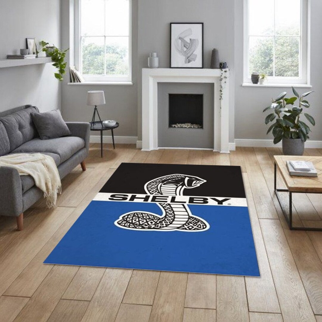 Shelby Mustang Rug, for Garage, Carpet for Your Apartment, Hobby Room ...