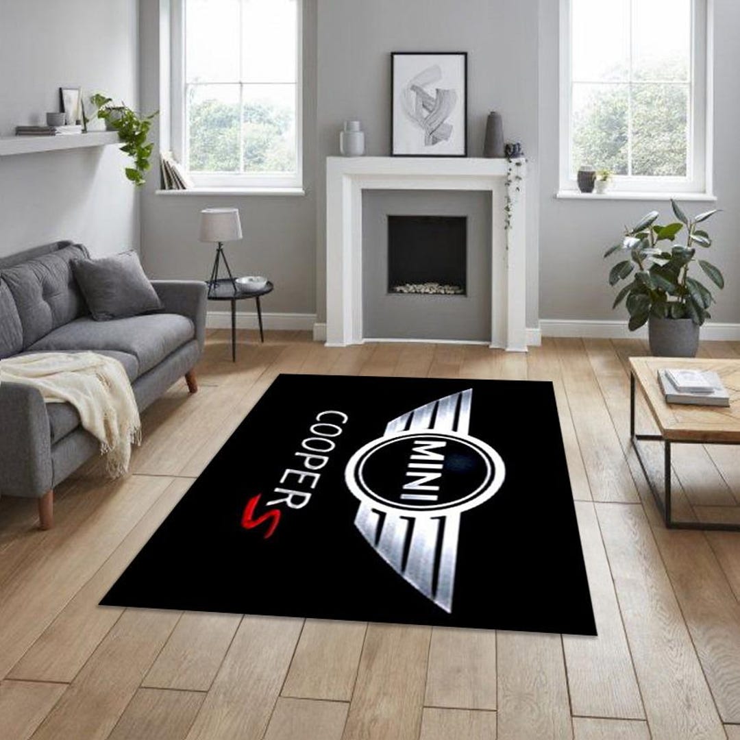 MINI COOPER Logo Rectangular Carpet, for Garage, Carpet for Your ...