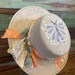 Moon Moth Hand Painted Corodobes Style Womens Cowboy Hat - Etsy