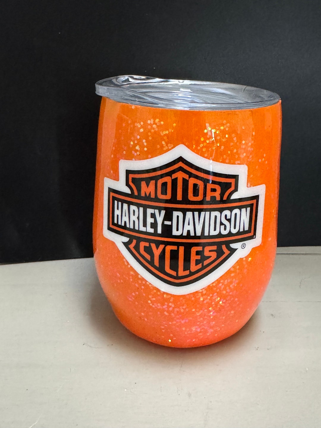 Harley Davidson Wine Tumbler. - Etsy