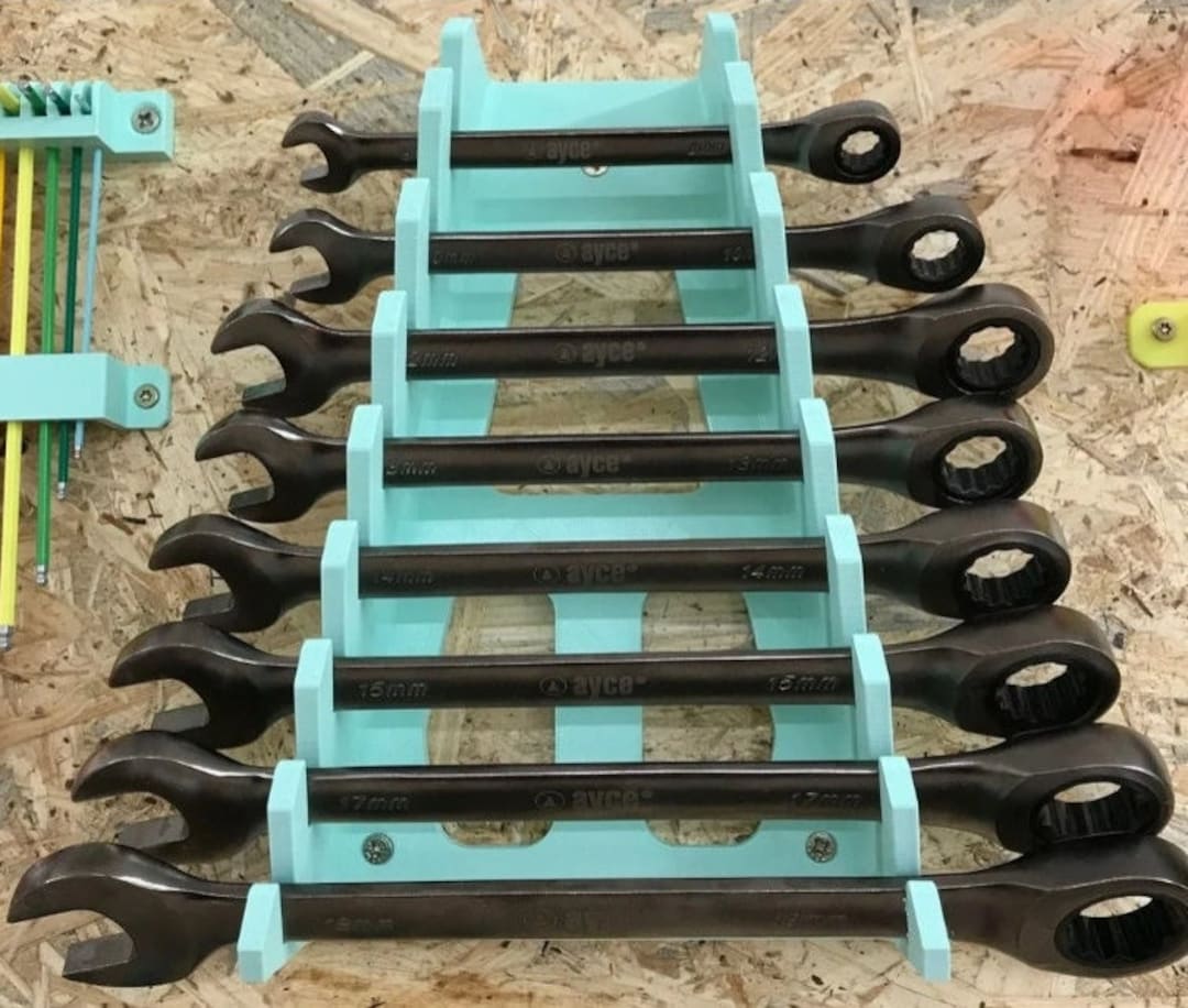 Wall-mounted Open End Wrench Holder - Durable Tool Organizer for ...