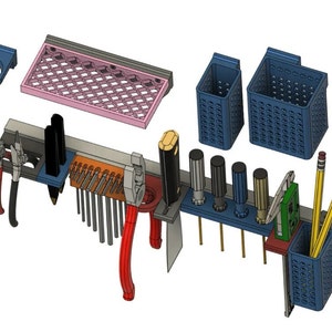 Modular Tool Rail System for Customizable Organization - Etsy