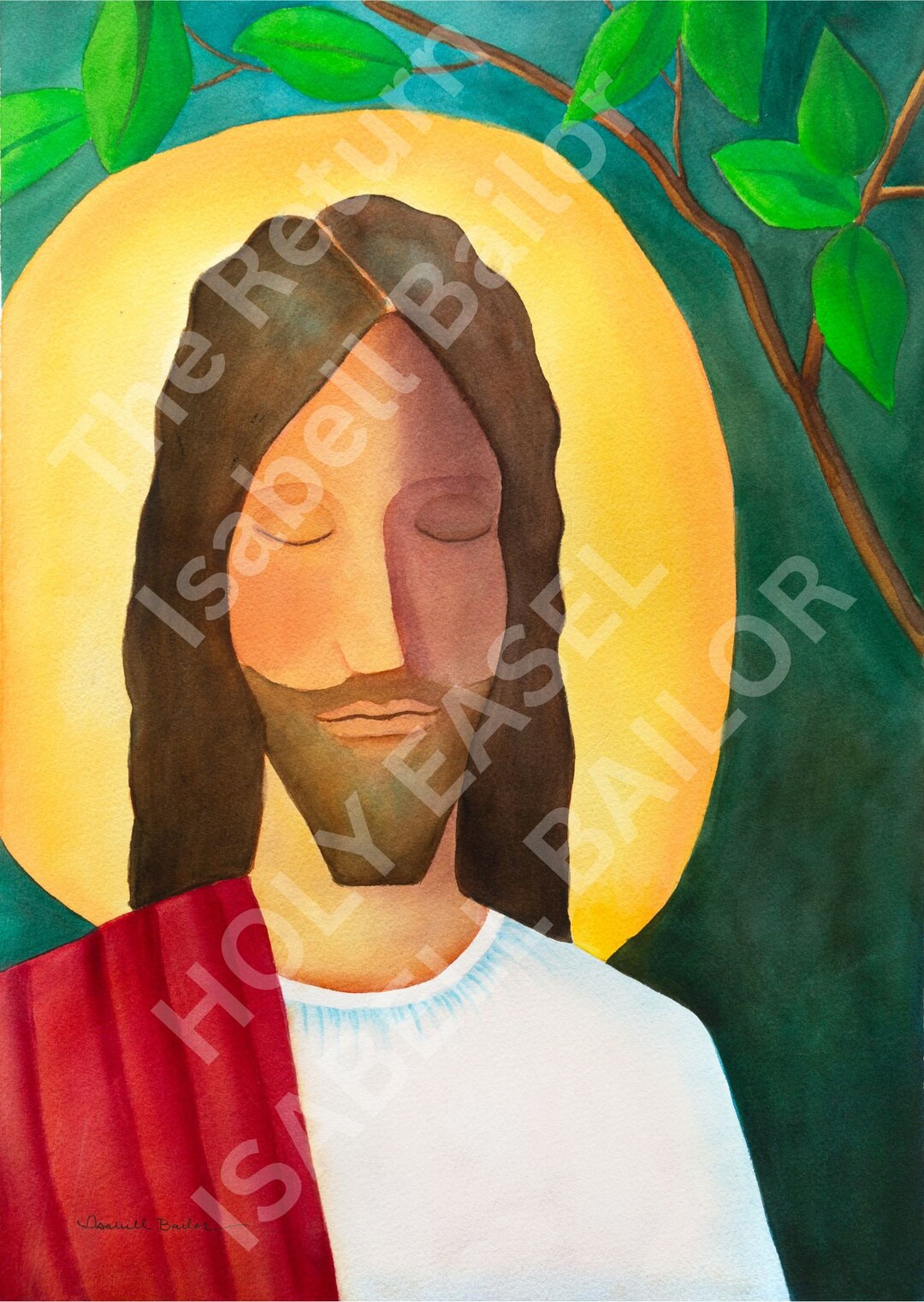 Jesus, Unique Christian Wall Art Home Decor, LDS Art. Redeemer, Savior ...