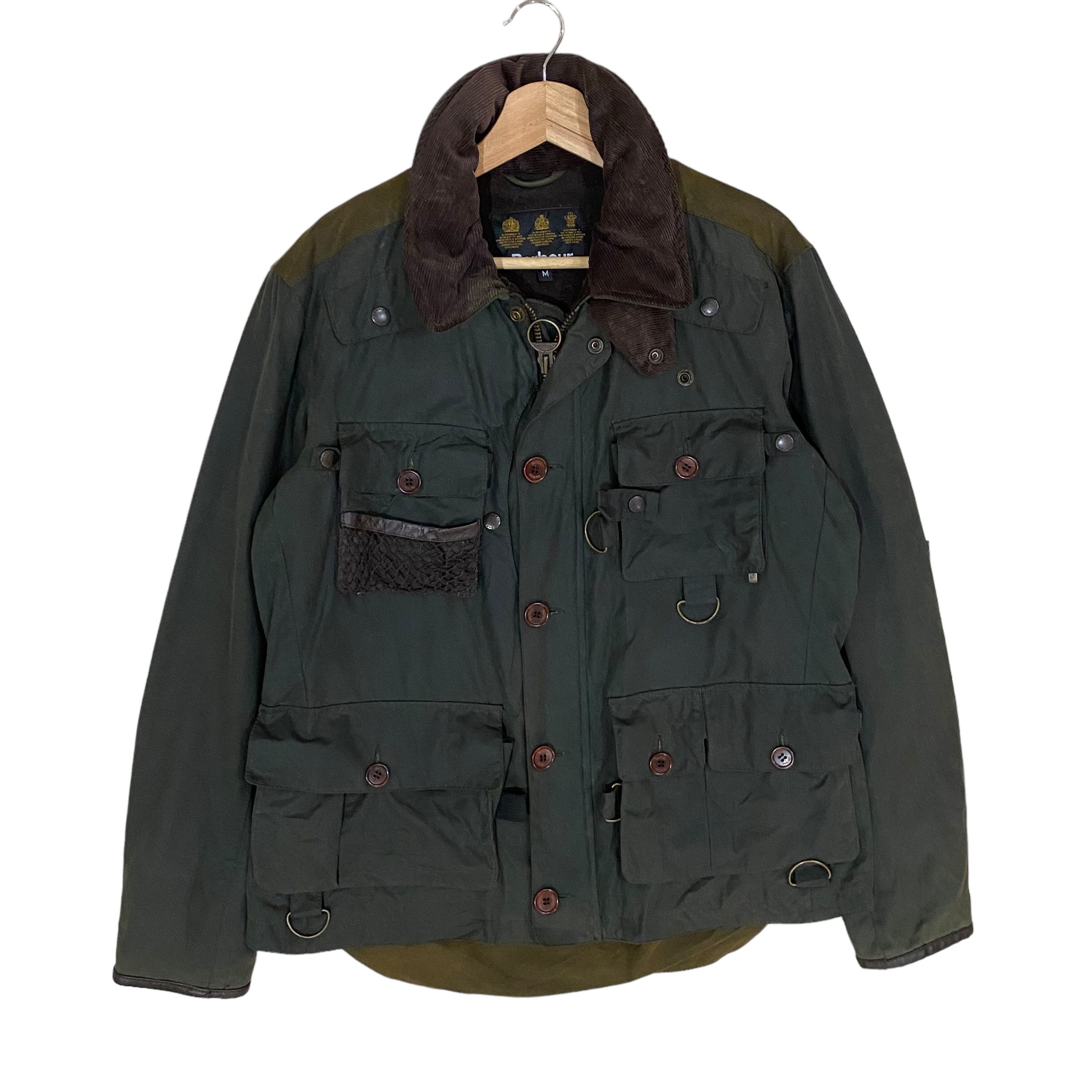 Vintage Barbour Tokito Spey Fishing Tactical Pocket Waxed Jacket - Etsy