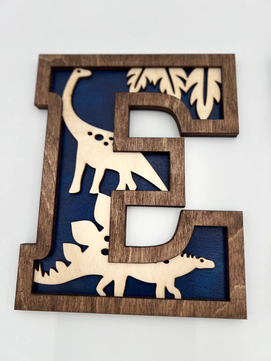 Custom Dinosaur Name Sign | Wooden Letters for Boys or Girls, Nursery ...