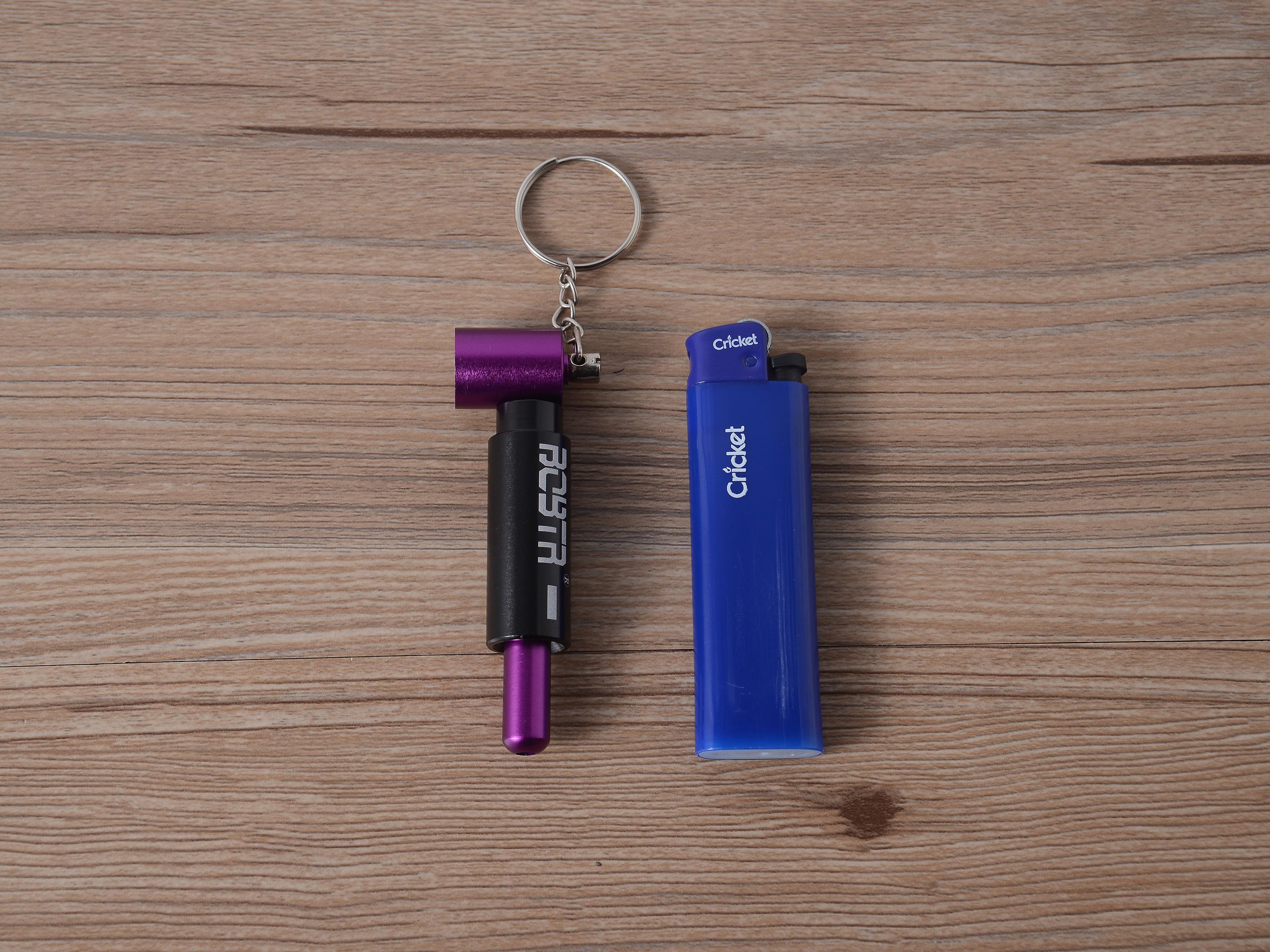 Mini Metal Smoking Pipe Keychain - Aluminum Tobacco Smoking Pipe With ...