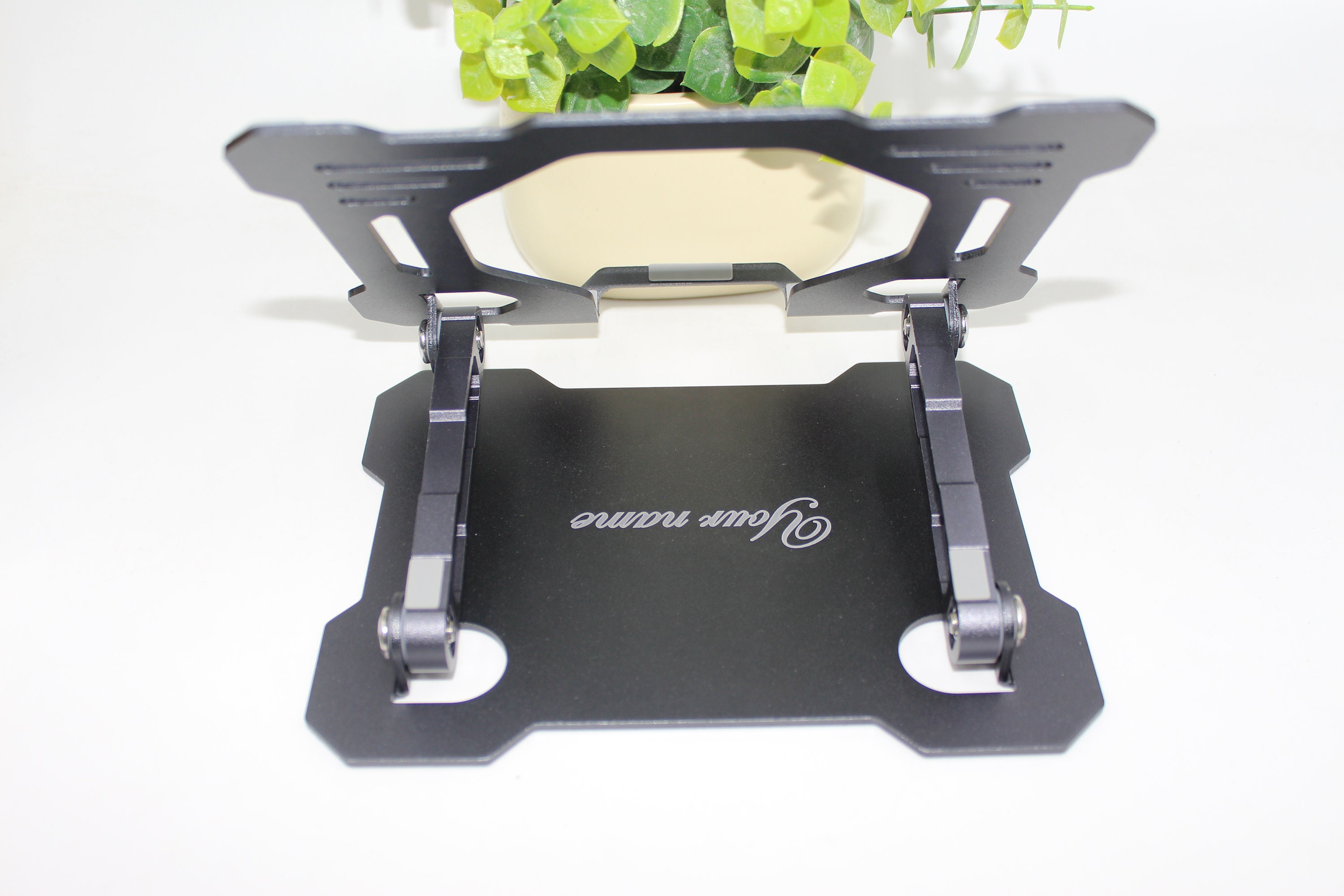 Custom Engraved Tablet Stand Stainless Steel Personalized iPad Holder ...