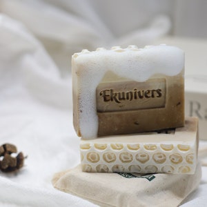 Handmade Organic Cold Process Soap Bar Eco-friendly, Zero Waste Goat Milk Honey, Jojoba, Sweet ...