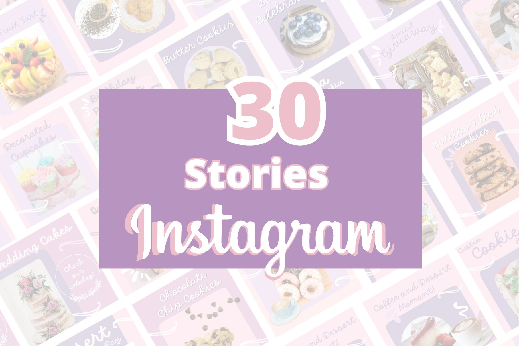 Bakery Instagram Post Templates Cake Business Instagram Post Templates ...