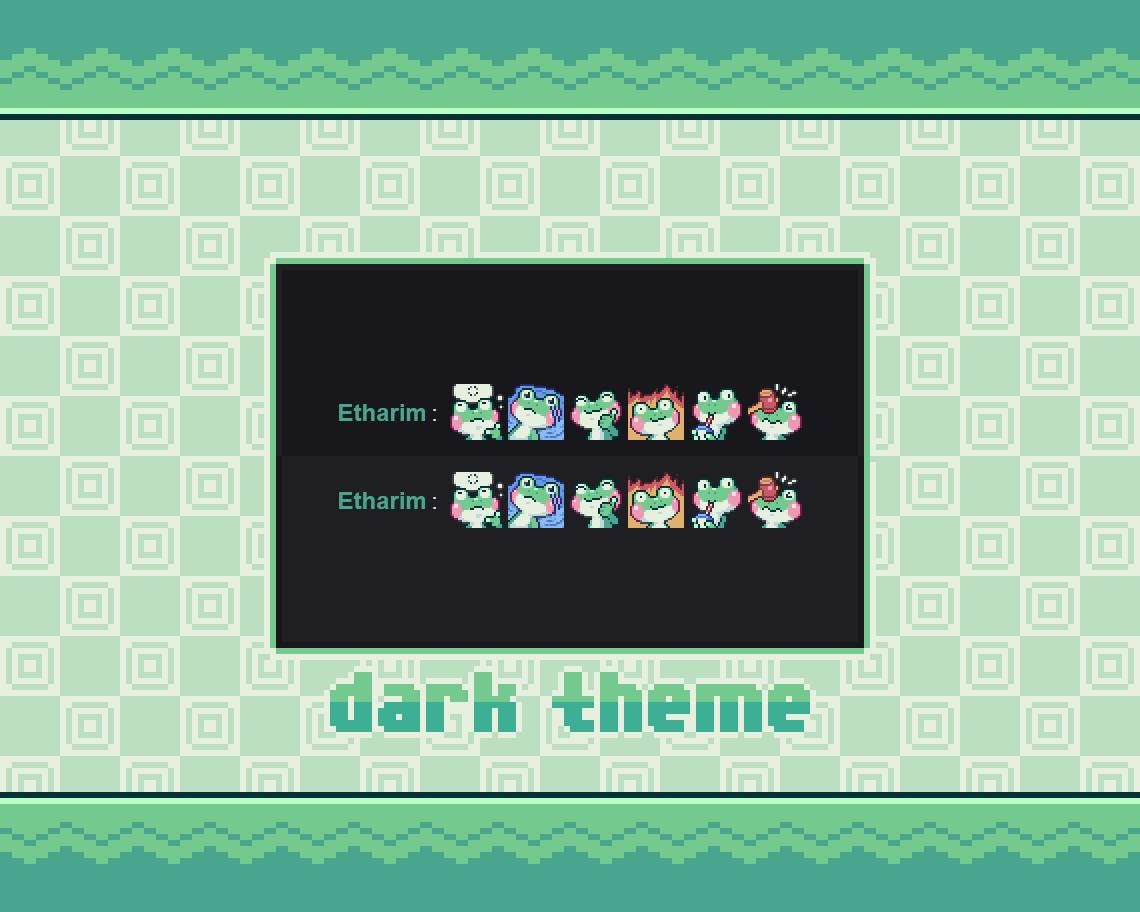 Silly Froggie Emotes: Pixel Art Assets for Twitch (bundle of 6 Premade ...