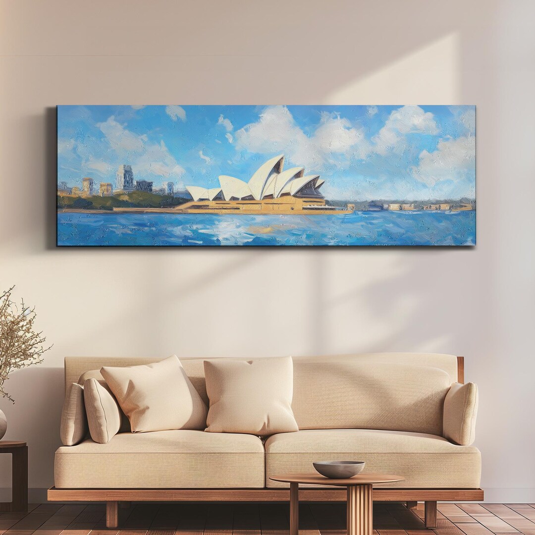 Sydney Sydney Opera House Australia Wall Art, Panoramic Canvas ...