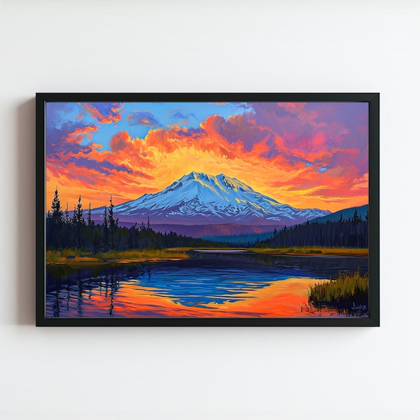 Sunrise Painting - Etsy
