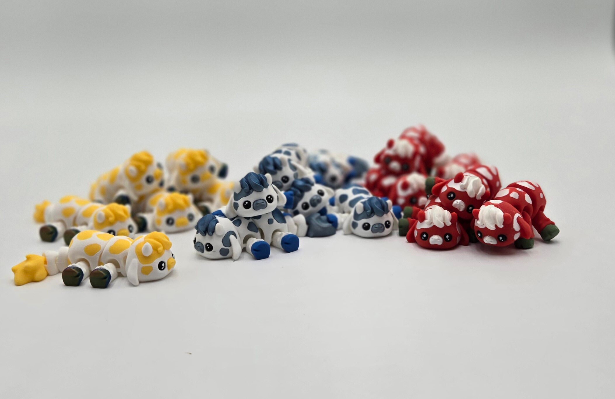 Cute Flexi Cow Collectible Fidget Figurine Gift - Etsy