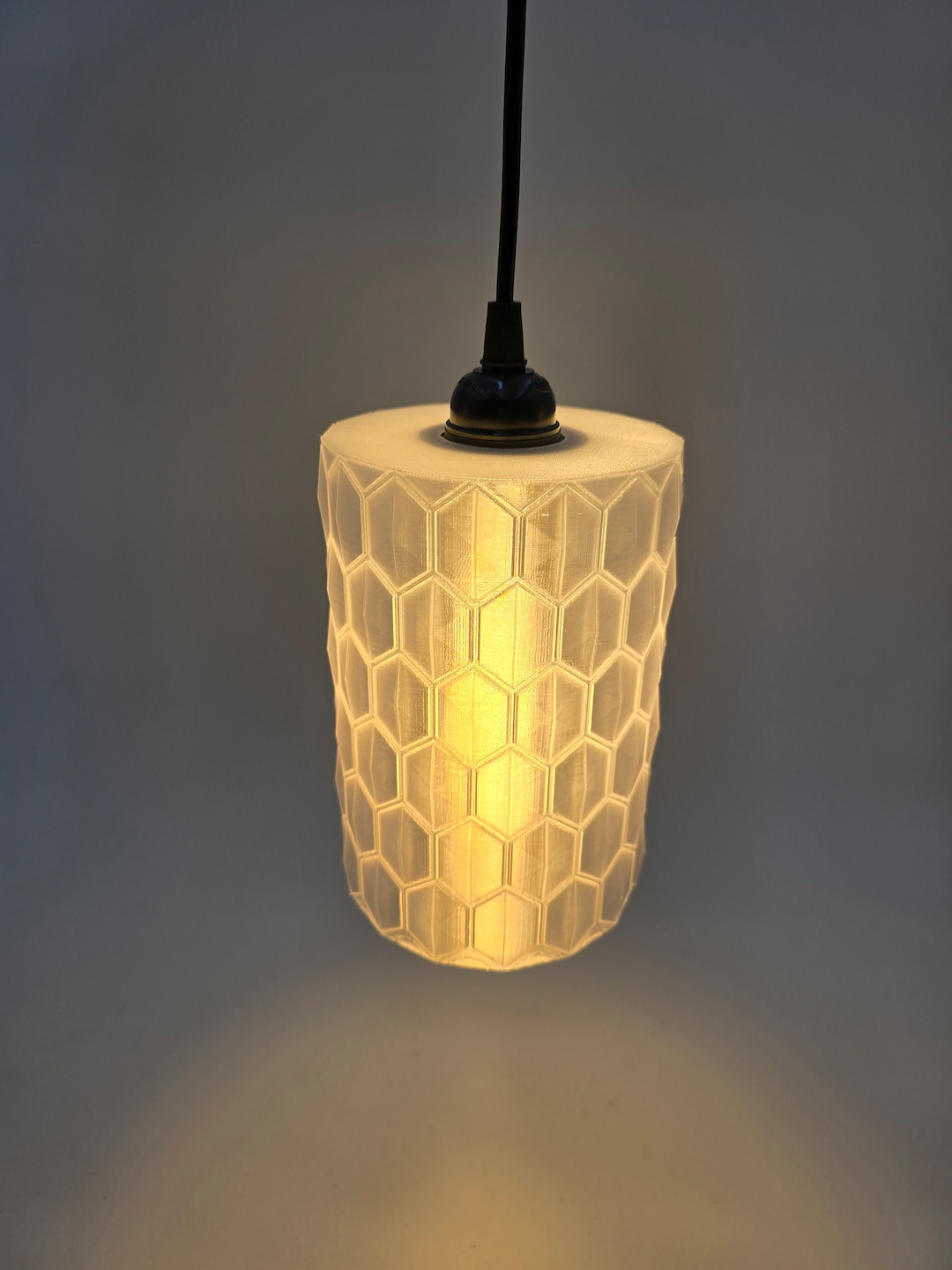 7 LED Hexagon Pendant Light - Etsy