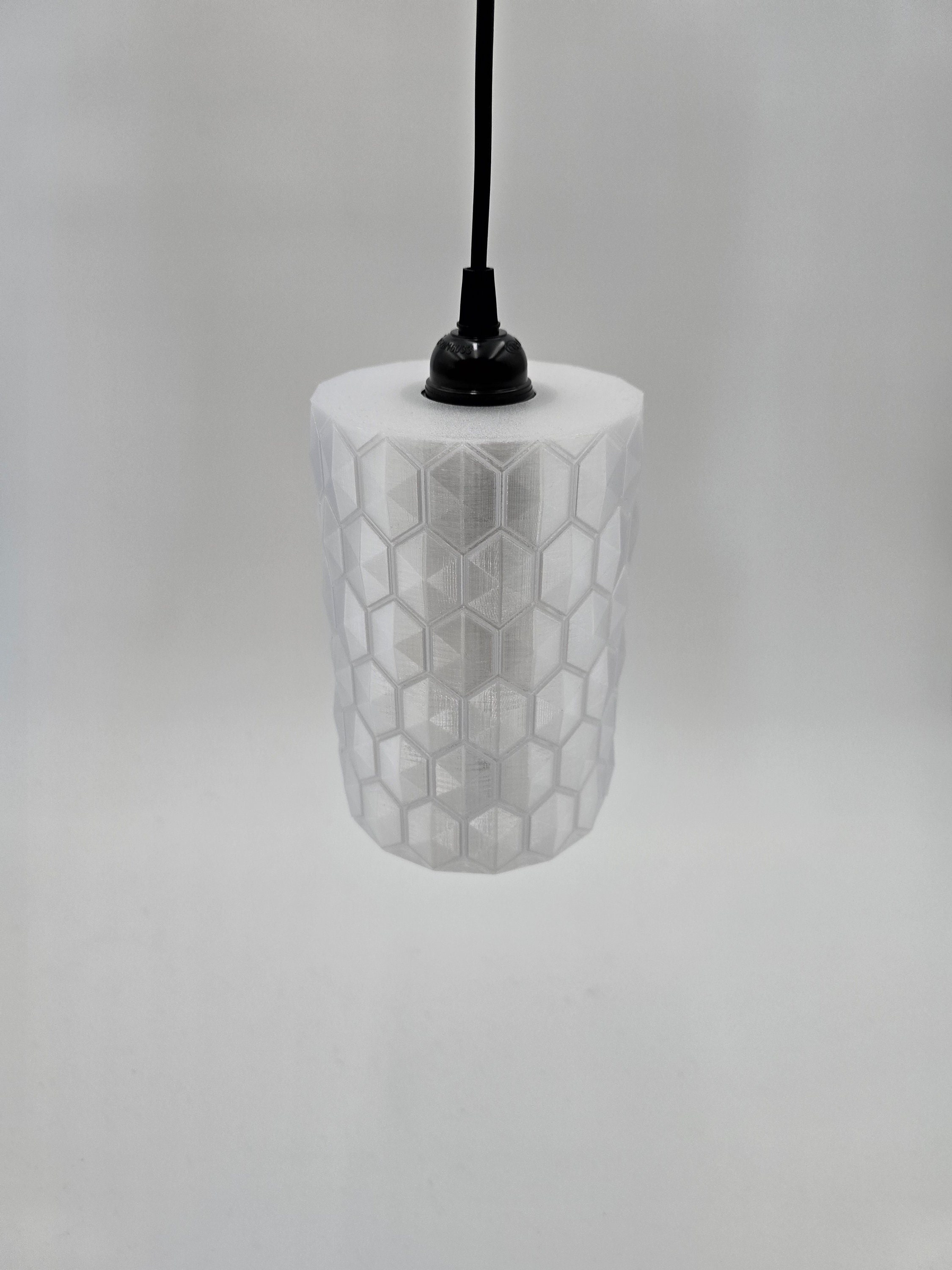 7 LED Hexagon Pendant Light - Etsy