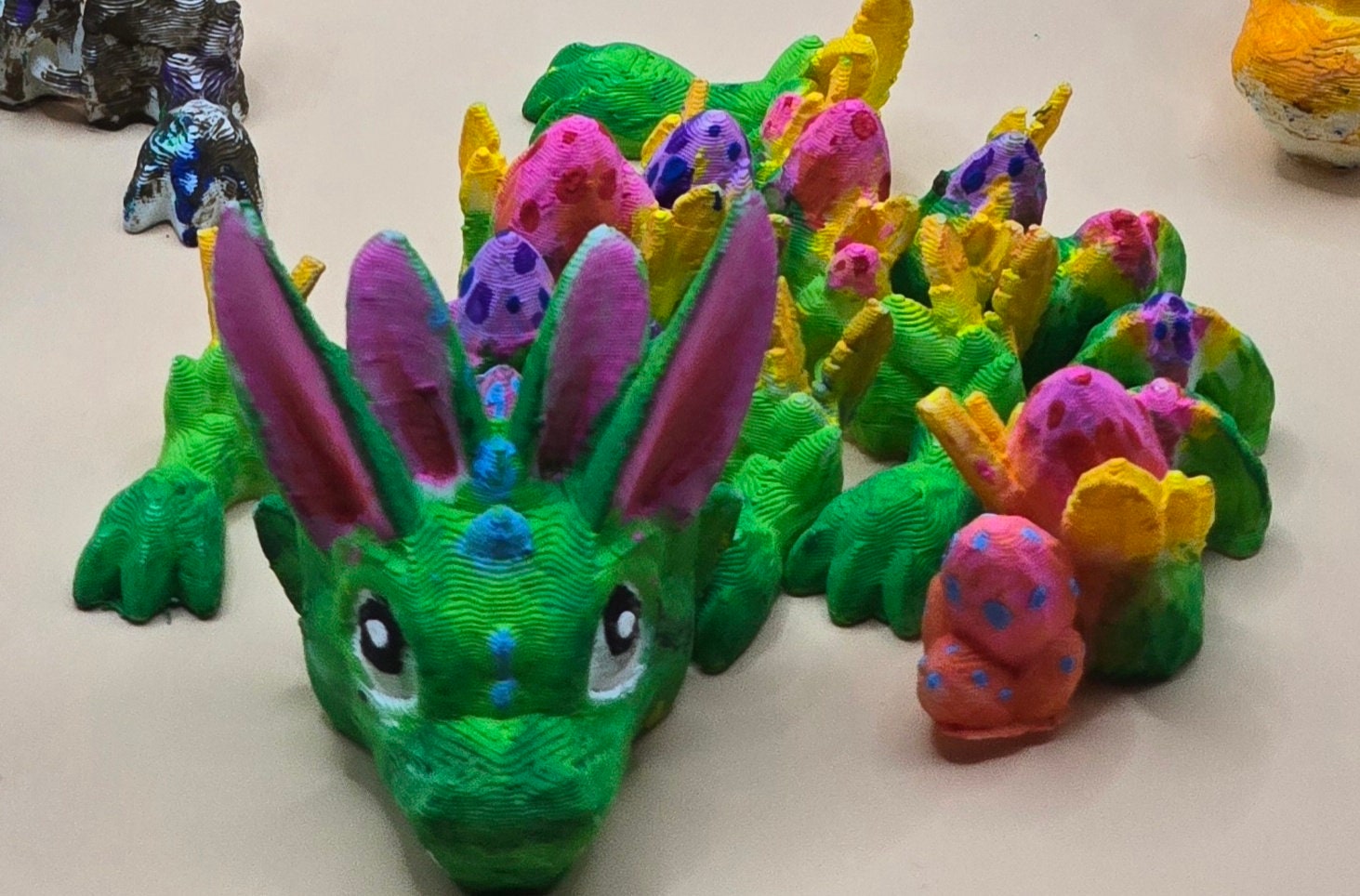DIY Easter Egg Dragon Painting Kit With Giant Egg-includes 1 5 Egg, 3 ...