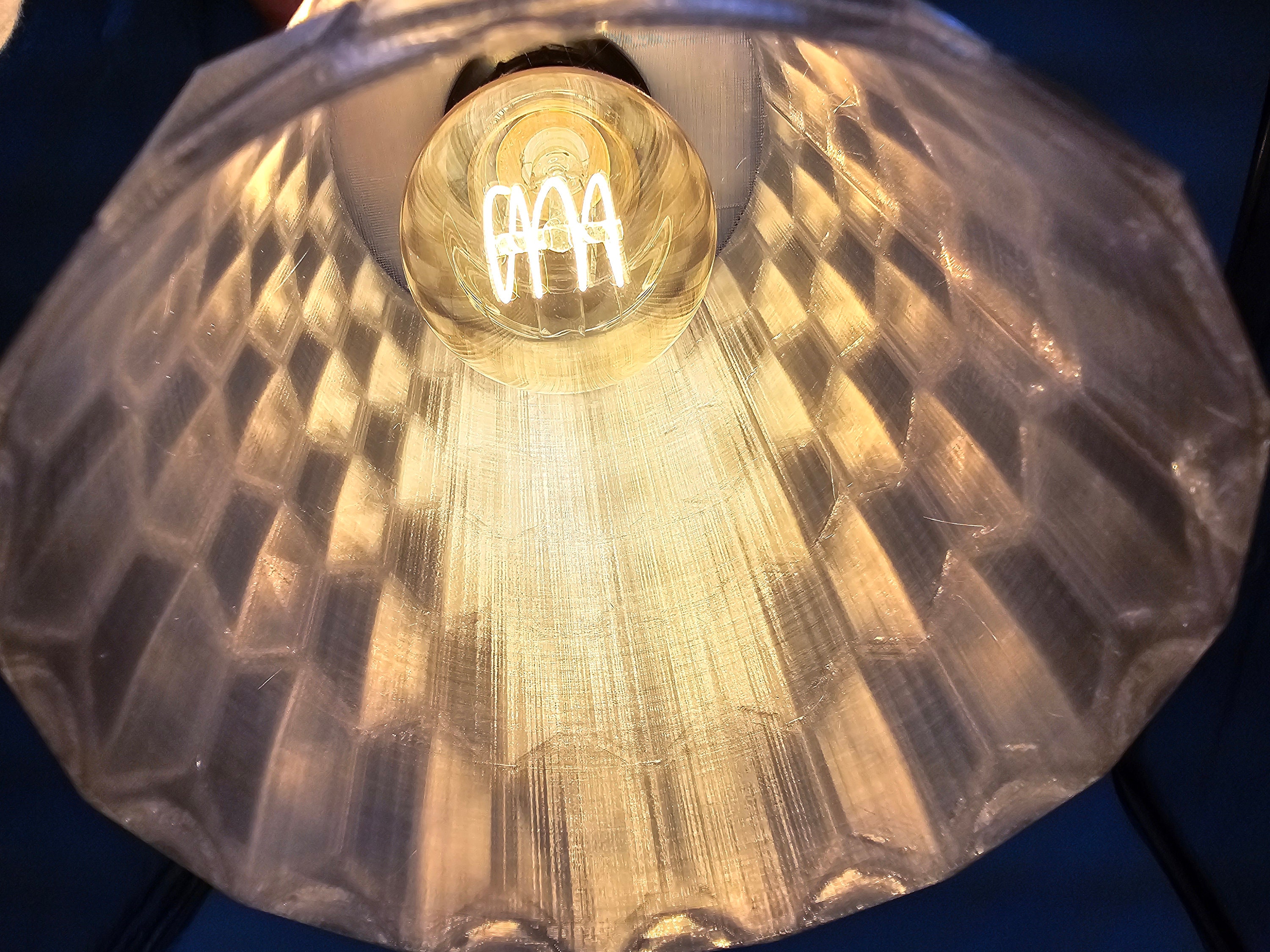 7 LED Hexagon Pendant Light - Etsy