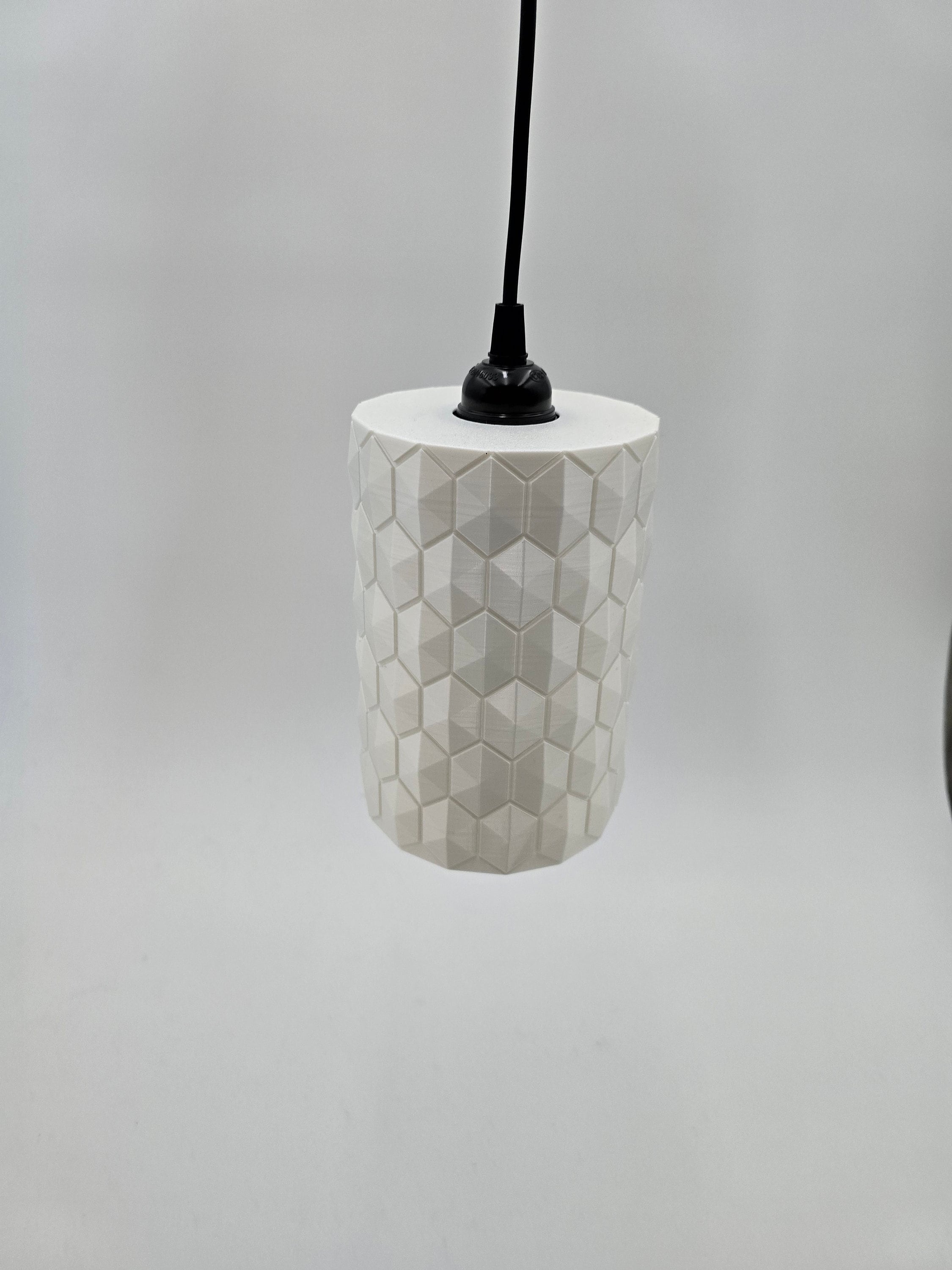 7 LED Hexagon Pendant Light - Etsy