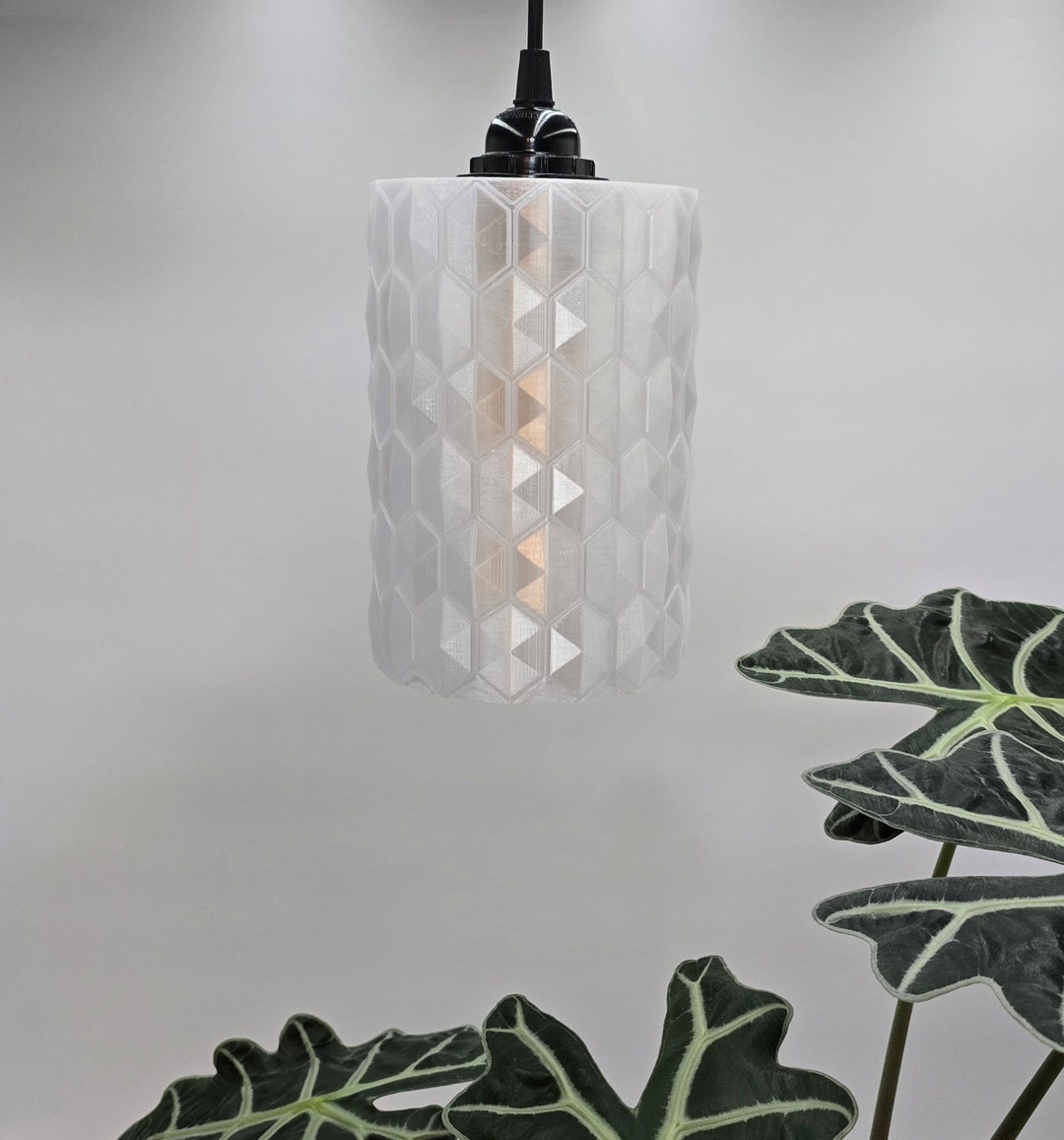 7 LED Hexagon Pendant Light - Etsy