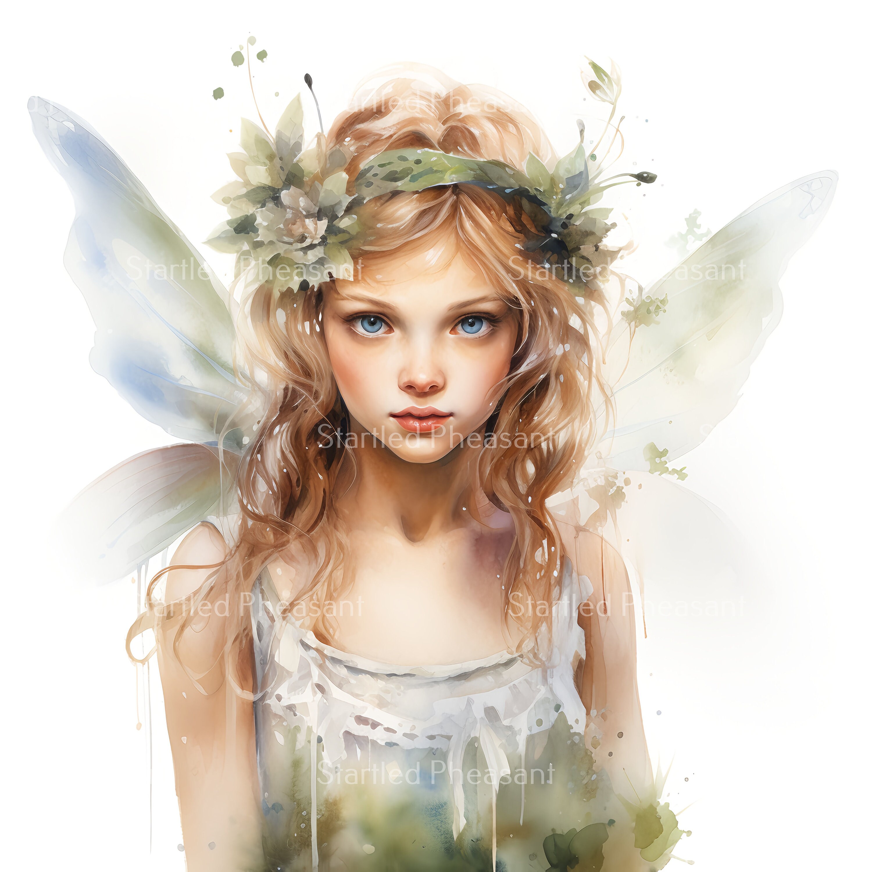 Fairy, Nymph, Pixie Mega-pack Watercolour Digital Pack set of 36, 4096 ...