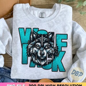 Wolfpack Mascot PNG, Glitter Mascot Shirt Design, Wolves Mascot Clipart ...