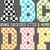 Checkered Grunge Alphabets PNG, Checkered Letters PNG, Sublimation Font ...