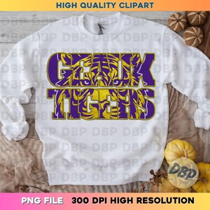 Geaux Tigers PNG, LSU Tiger Mascot Sublimation, Louisiana State ...