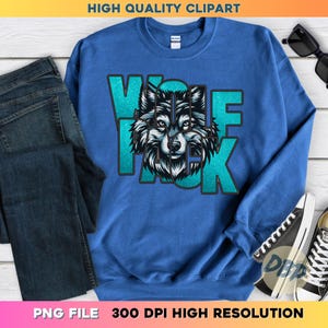 Wolfpack Mascot PNG, Glitter Mascot Shirt Design, Wolves Mascot Clipart ...