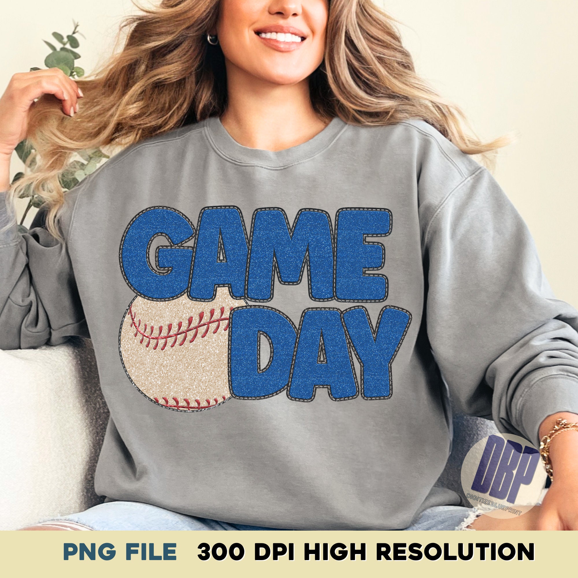 Baseball Game Day PNG, Glitter Baseball Sublimation Design, Sparkly ...