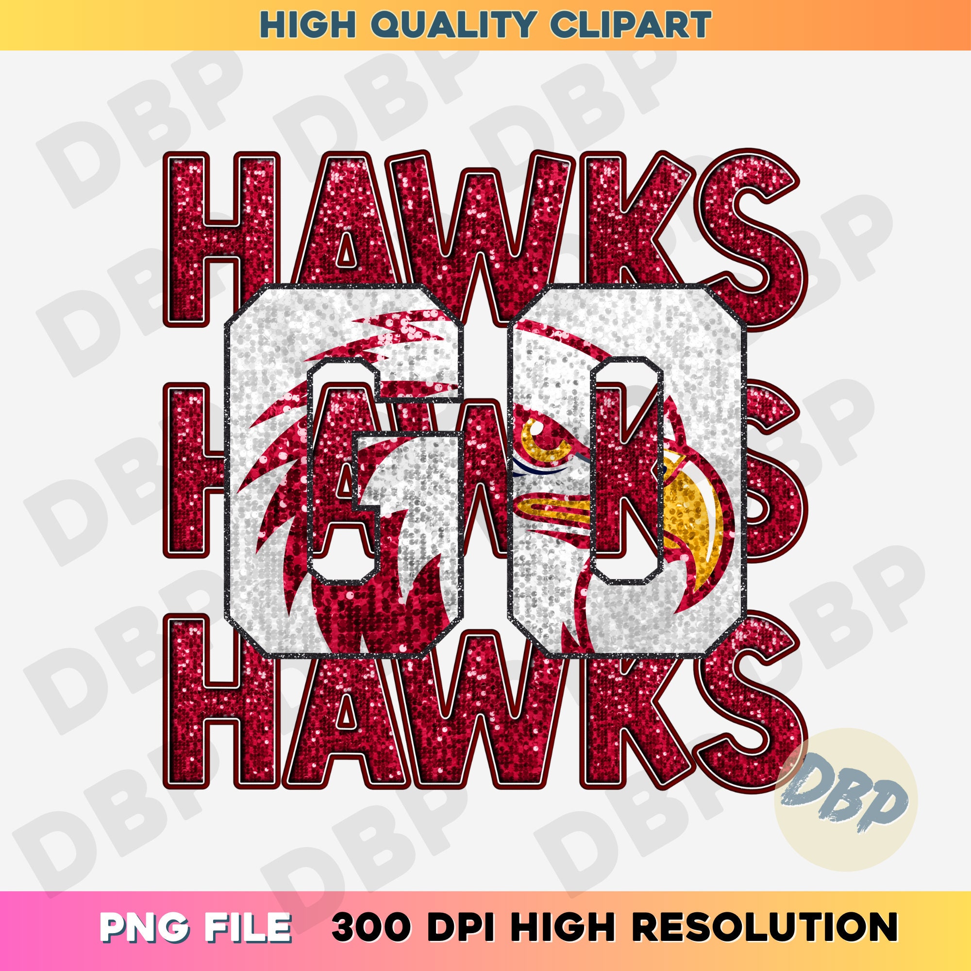 Go Hawks PNG, Maroon Hawks Faux Glitter Design, Hawk Spirit Shirt Sequin Sublimation Download ...