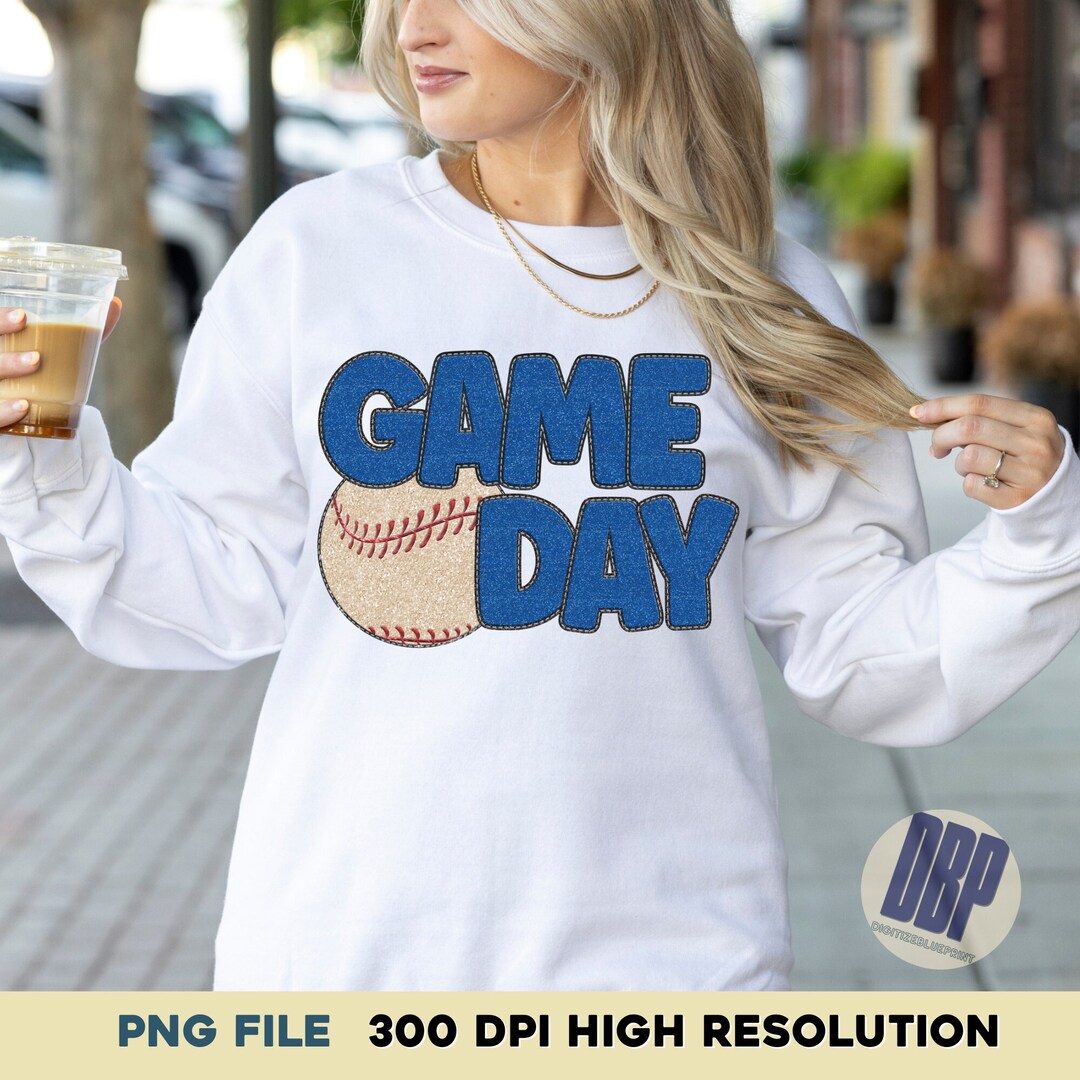Baseball Game Day PNG, Glitter Baseball Sublimation Design, Sparkly ...
