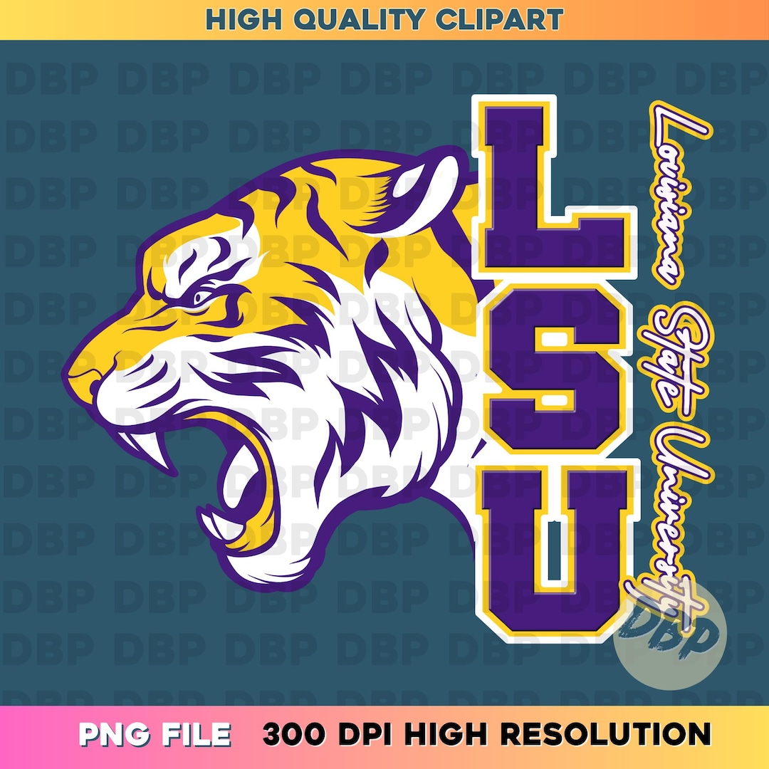 LSU Tigers Football PNG, Spirit Mascot Clip Art, Louisiana State ...