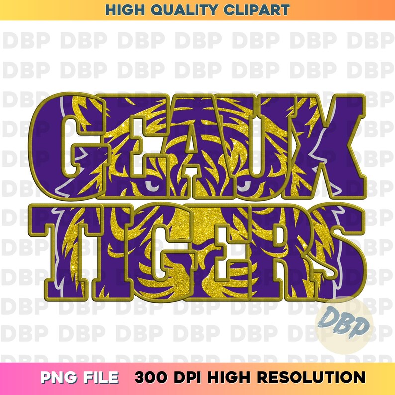 Geaux Tigers PNG, LSU Tiger Mascot Sublimation, Louisiana State ...