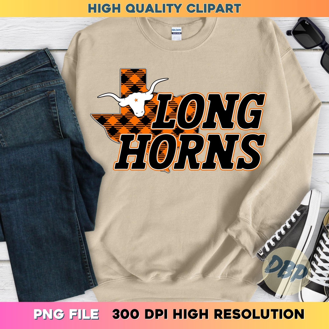 Longhorns Spirit PNG, Texas Football Sublimation Shirt, School Spirit ...