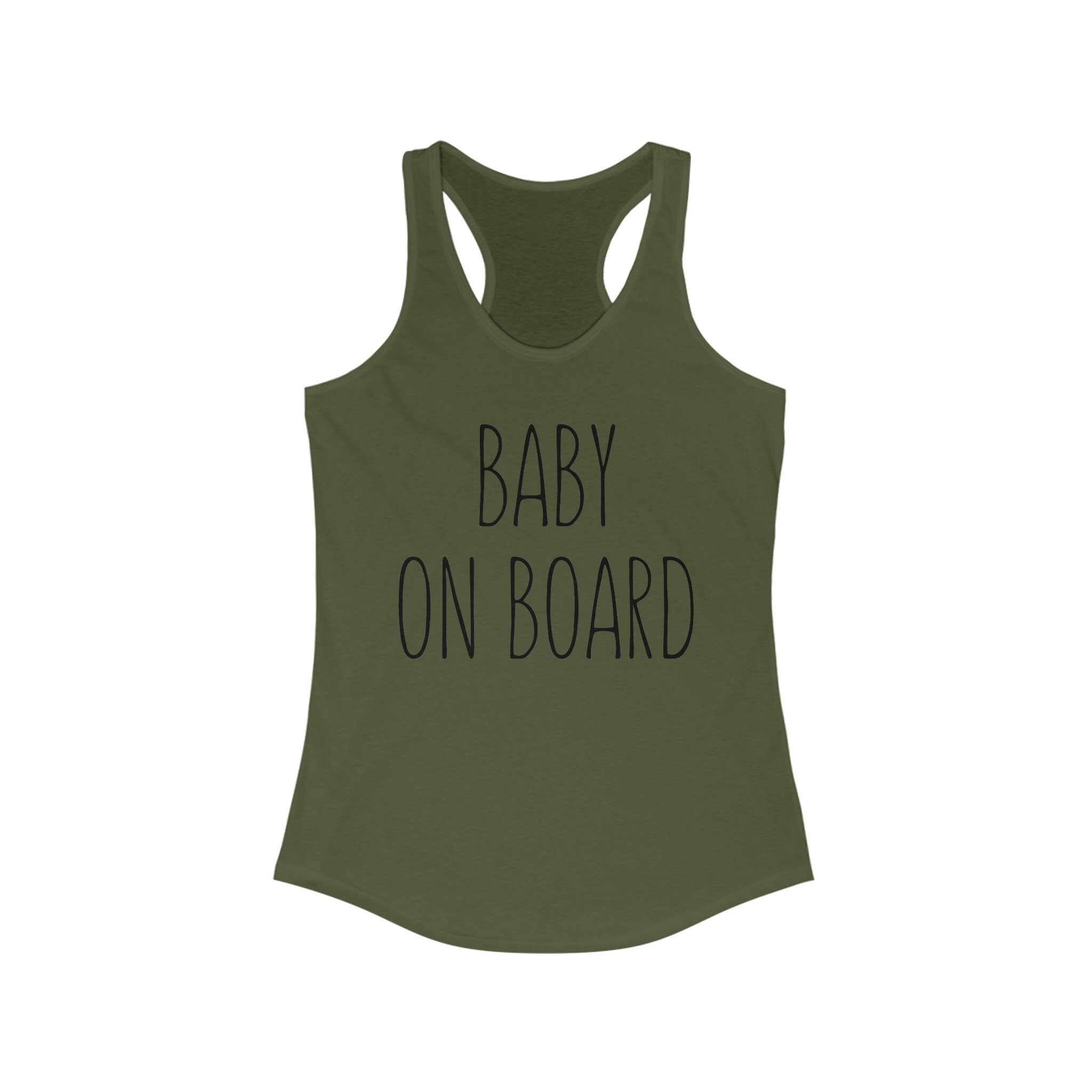 Baby on Board Tank | Baby on Board | Pregnant Tank Top | Pregnancy Tank ...