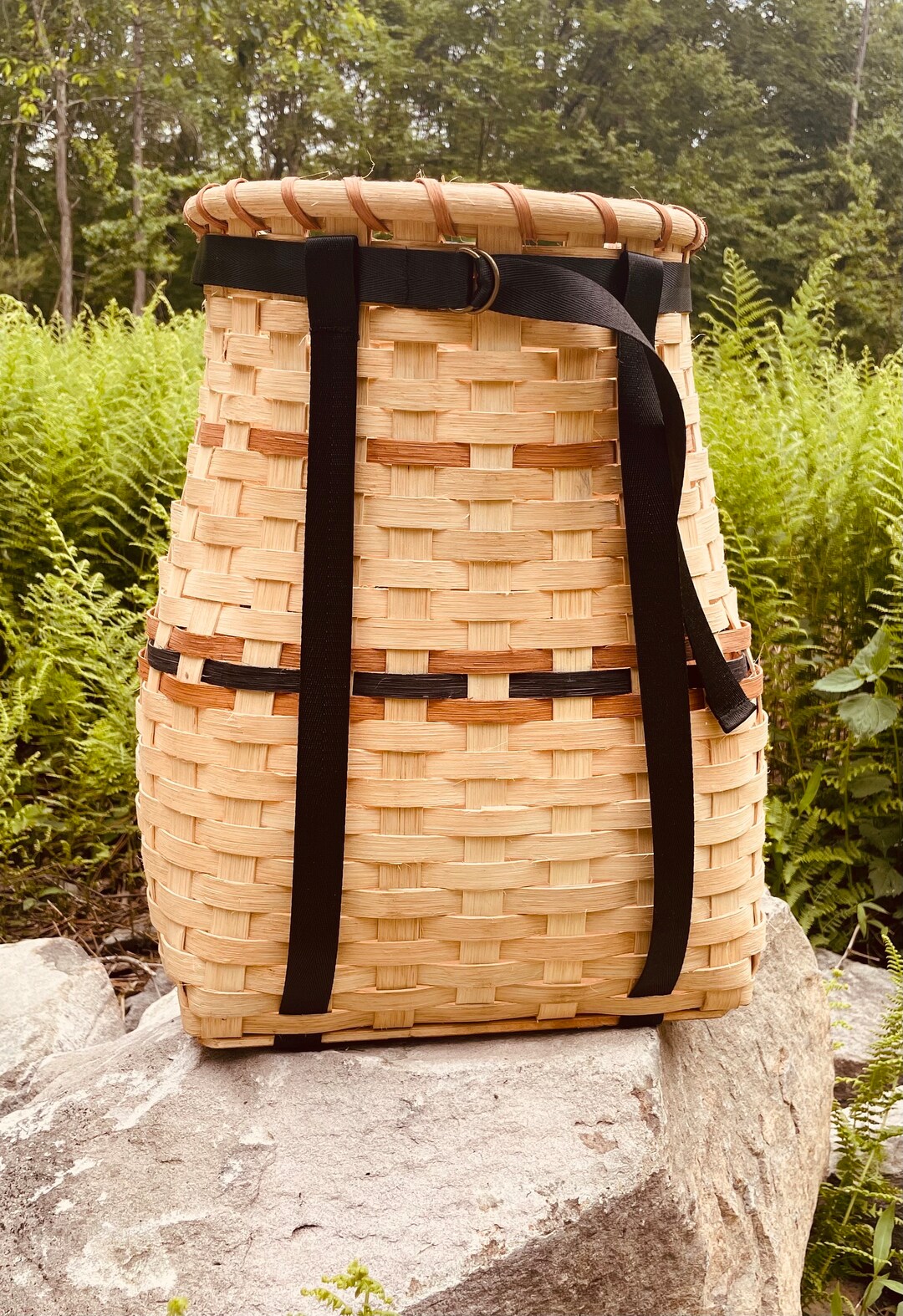 Rustic Handmade Pack Basket - Etsy