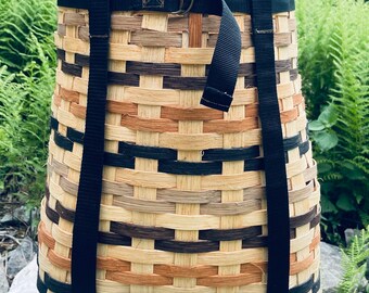 Rustic Handmade Pack Basket With Small Basket Insert - Etsy