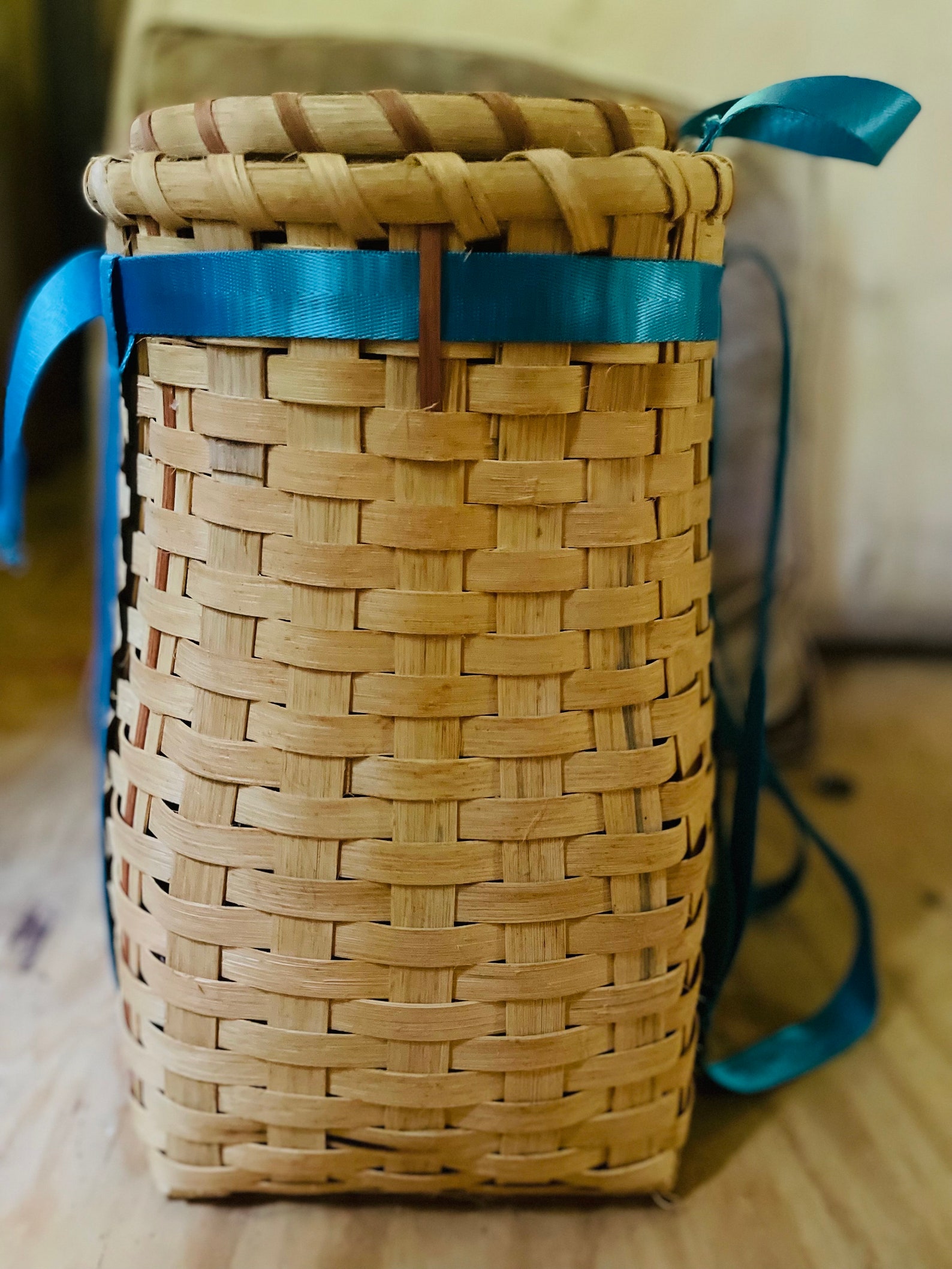 Rustic Handmade Pack Basket With Small Basket Insert - Etsy