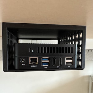 Under Desk Mini PC Mount: Customizable Storage Shelf - Etsy