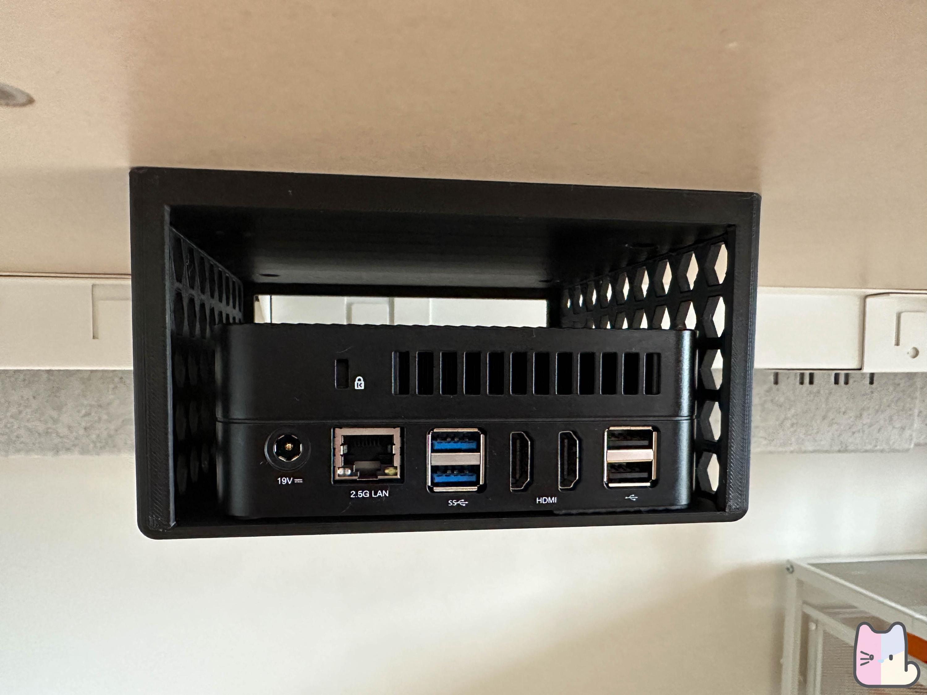 Under Desk Mini PC Mount: Customizable Storage Shelf - Etsy