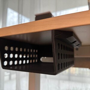 Under Desk Storage Shelf: Customizable Mini PC, SSD, HDD Mount - Etsy