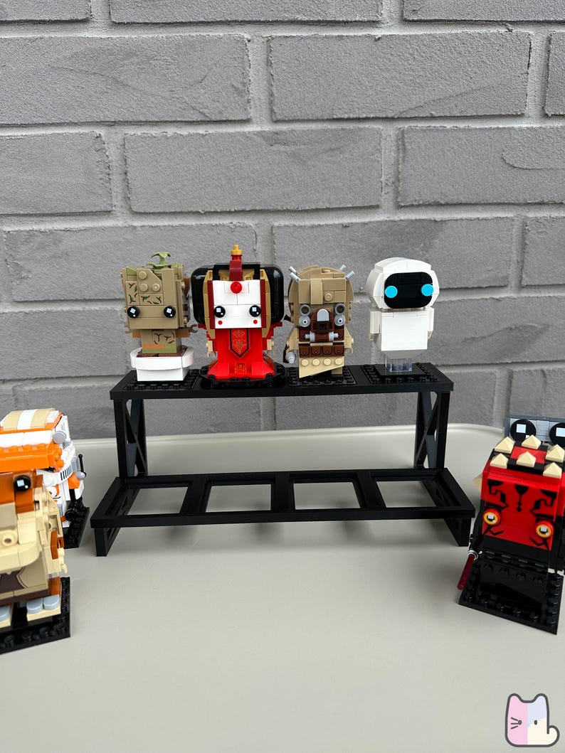 Shelf Display Stand Podium for Your LEGO Brickheadz Collection ...