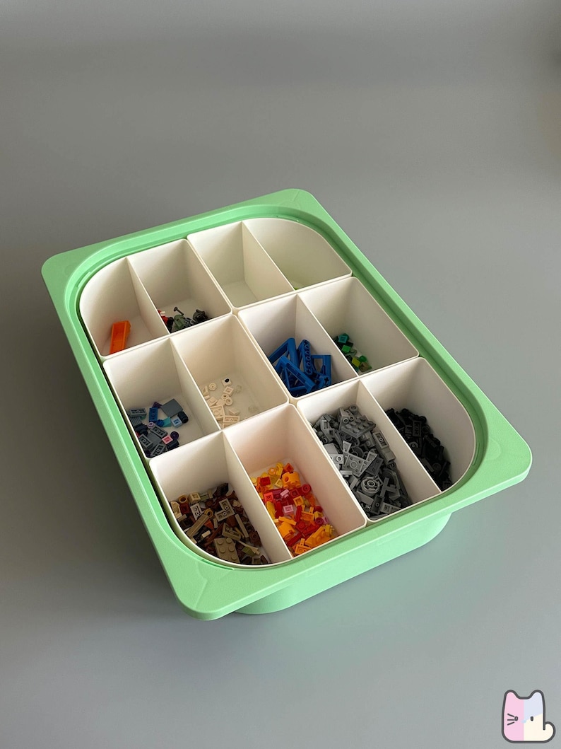 Insert for IKEA Trofast 42x30x10cm Lego Organizer Storage Box Divider ...