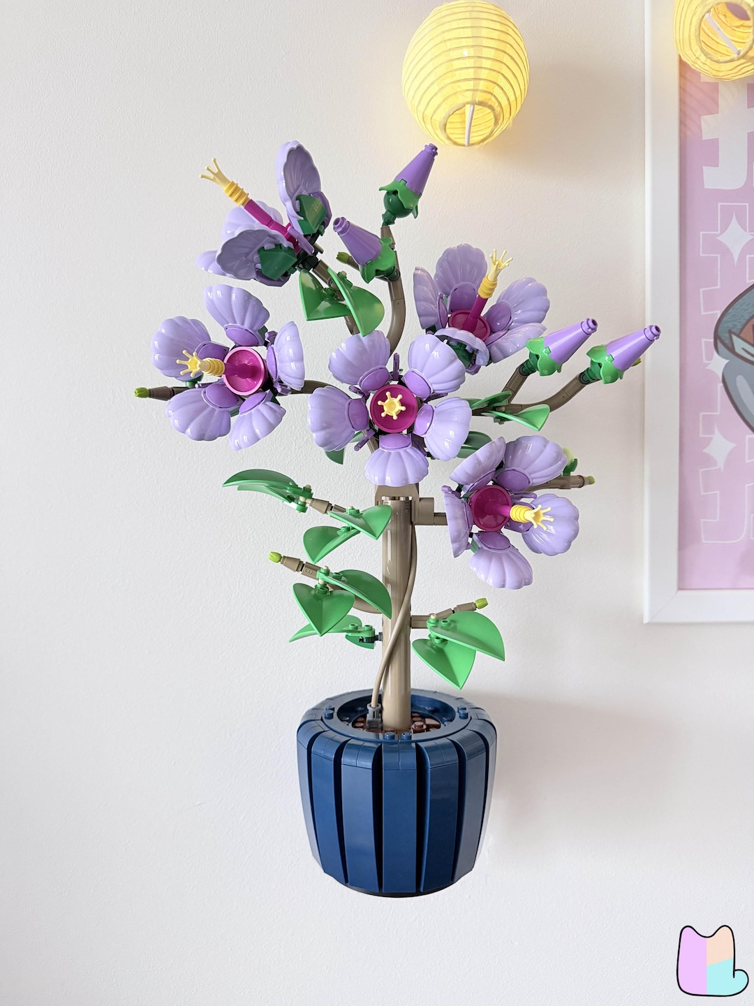 Wall Mount for LEGO Botanical Collection Display Bracket Hook Hibiscus ...