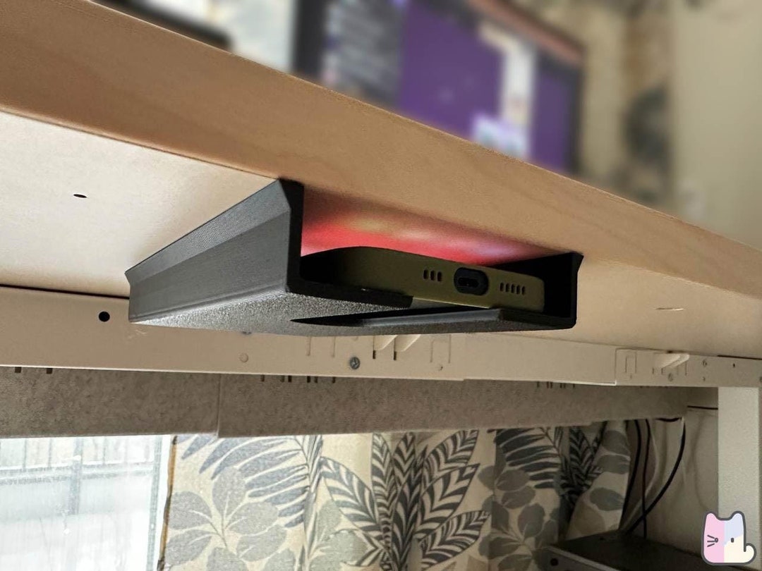 Universal Under Desk Mount for Phone Holder, Hard Drive Mount, HDD, SSD ...