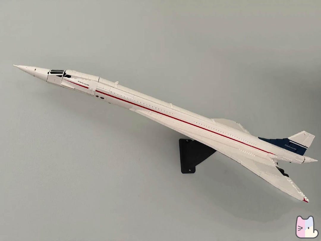 Wall Mount Display for Lego Concorde 10318 - Etsy