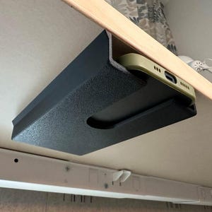 Universal Under Desk Mount for Phone Holder, Hard Drive Mount, HDD, SSD ...