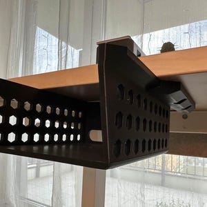 Under Desk Storage Shelf: Customizable Mini PC, SSD, HDD Mount - Etsy