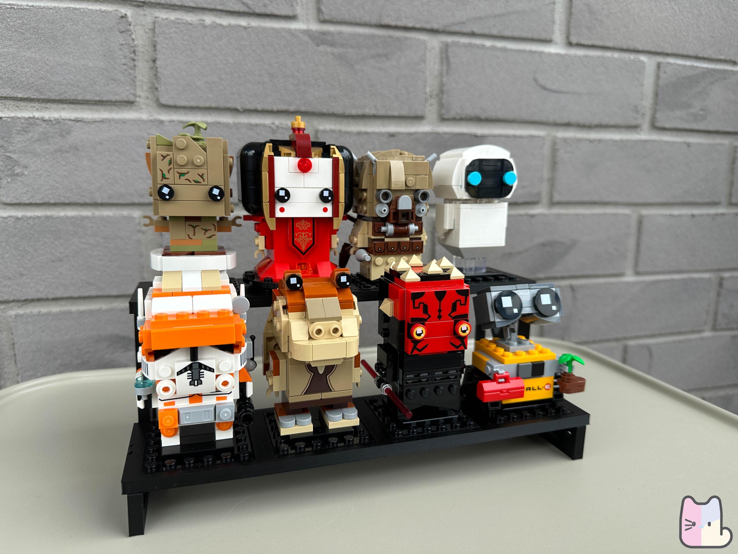 Shelf Display Stand Podium for Your LEGO Brickheadz Collection ...