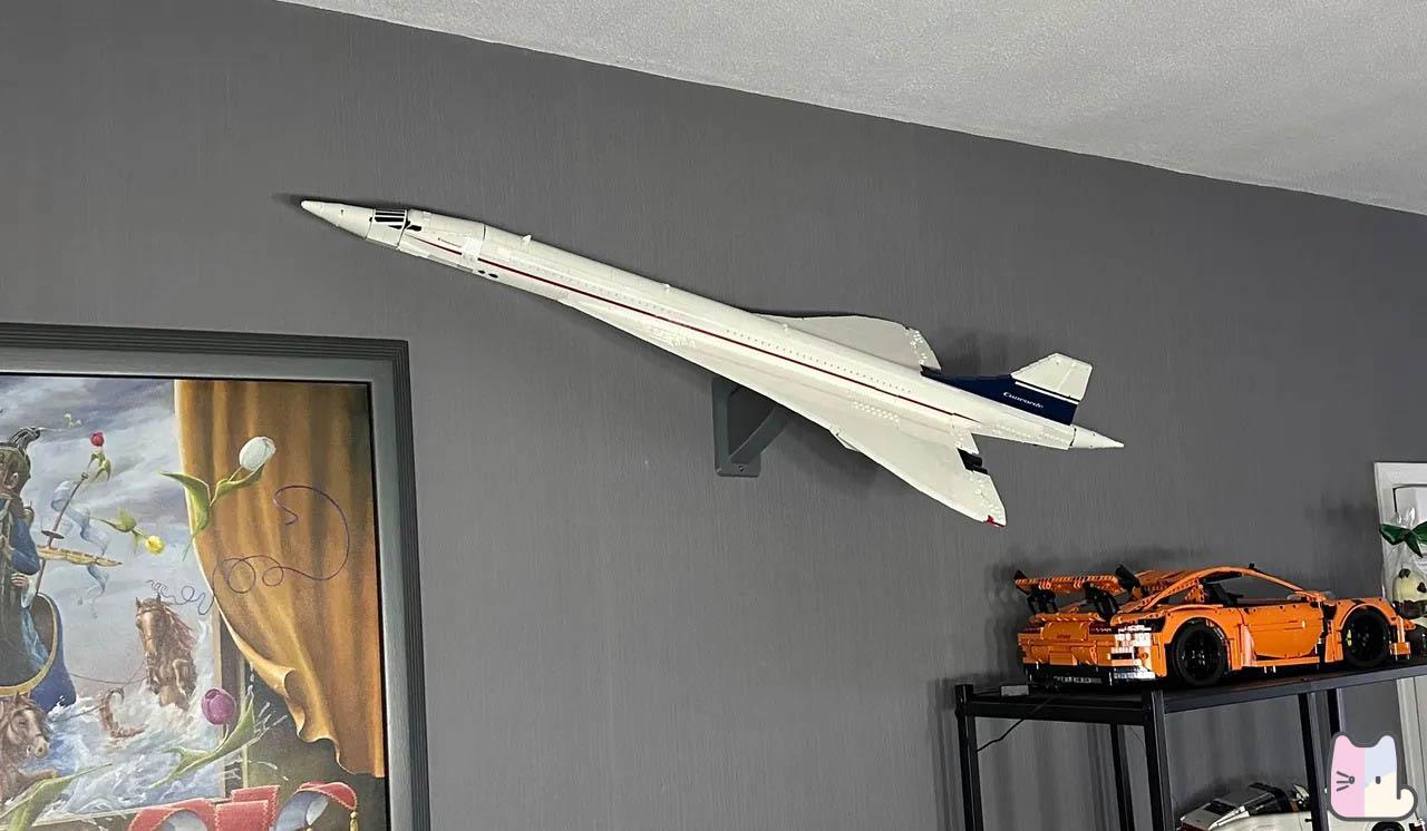 Wall Mount Display for Lego Concorde 10318 - Etsy